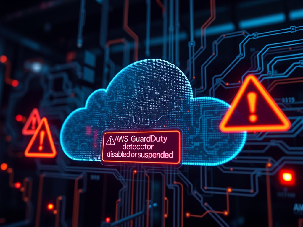 AWS : Threat Detection Rule – GuardDuty detector disabled or suspended – suKTech24